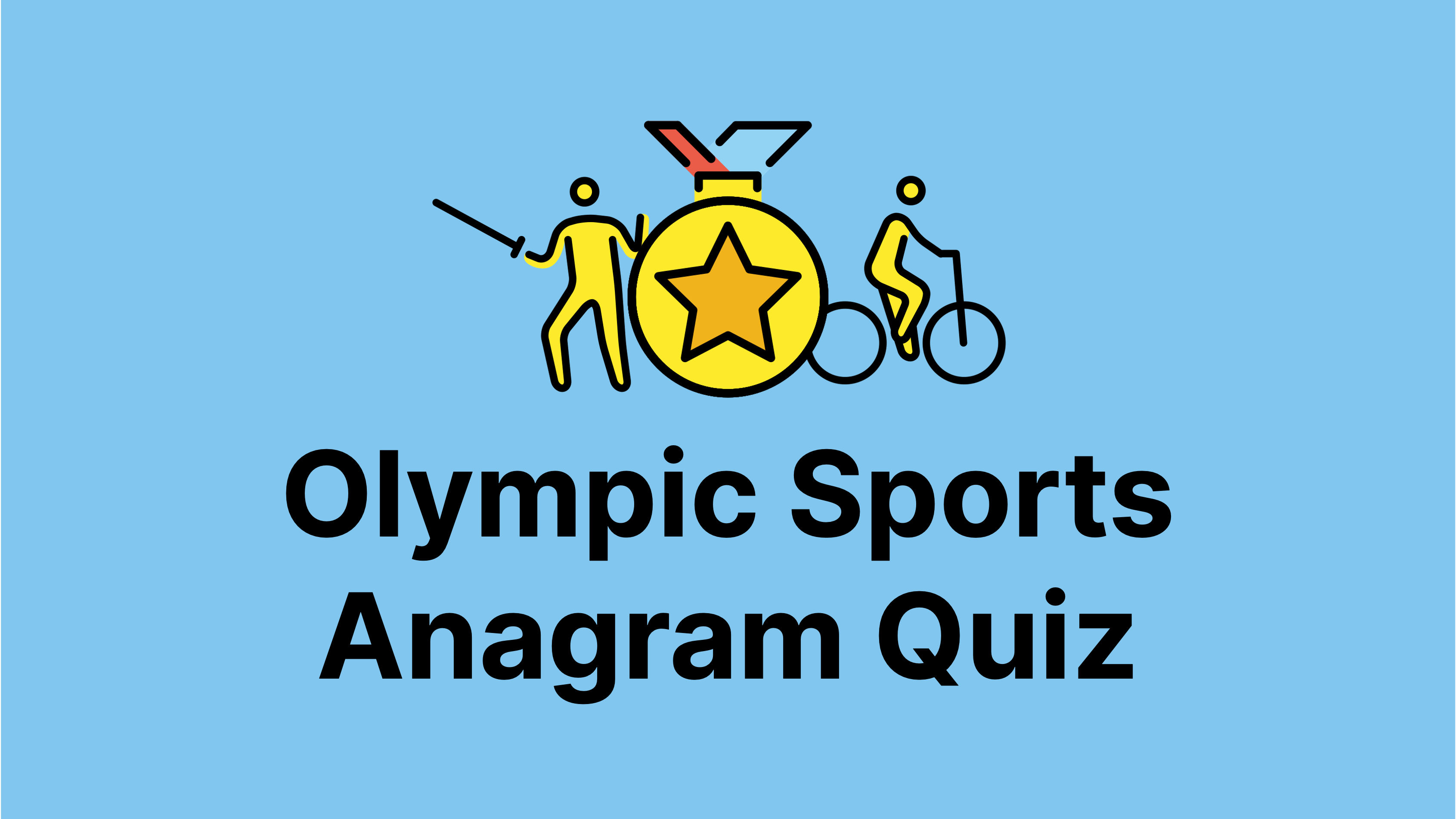 Olympic Sports Anagram Quiz And Answers - Word Checker